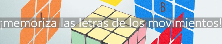 ¿Qué significan las letras en el cubo de Rubik?